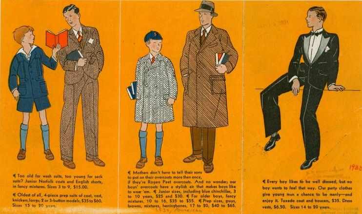 American retail stores handling boys' clothes -- Stern Brothers
