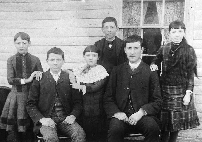 United States boys clothes: Mangan family 1895
