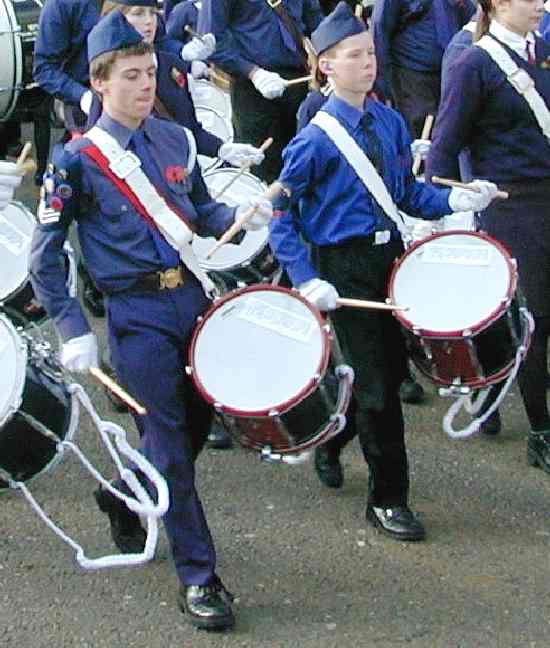Boys Brigade marching bands