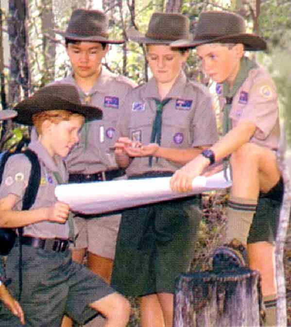 Australian boy scout uniforms -- garments Scouts