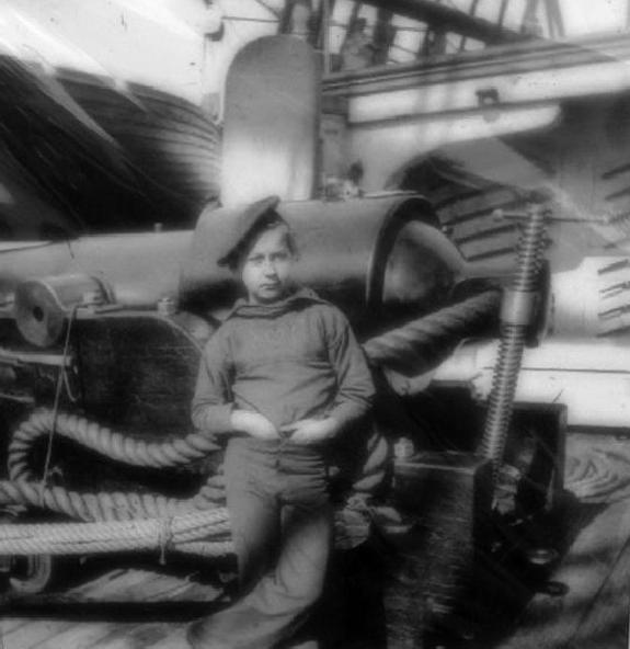 Civil War Navy powder boy