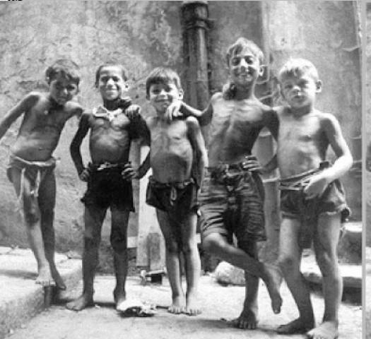 Naples scugnizzi street children