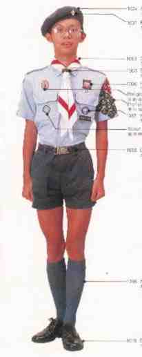 Hong Kong boy scout uniforms -- Scouting levels