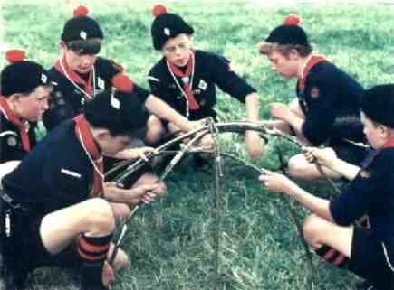 Irish boy scouts
