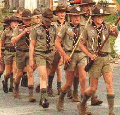 Australian boy scout uniforms: 1977